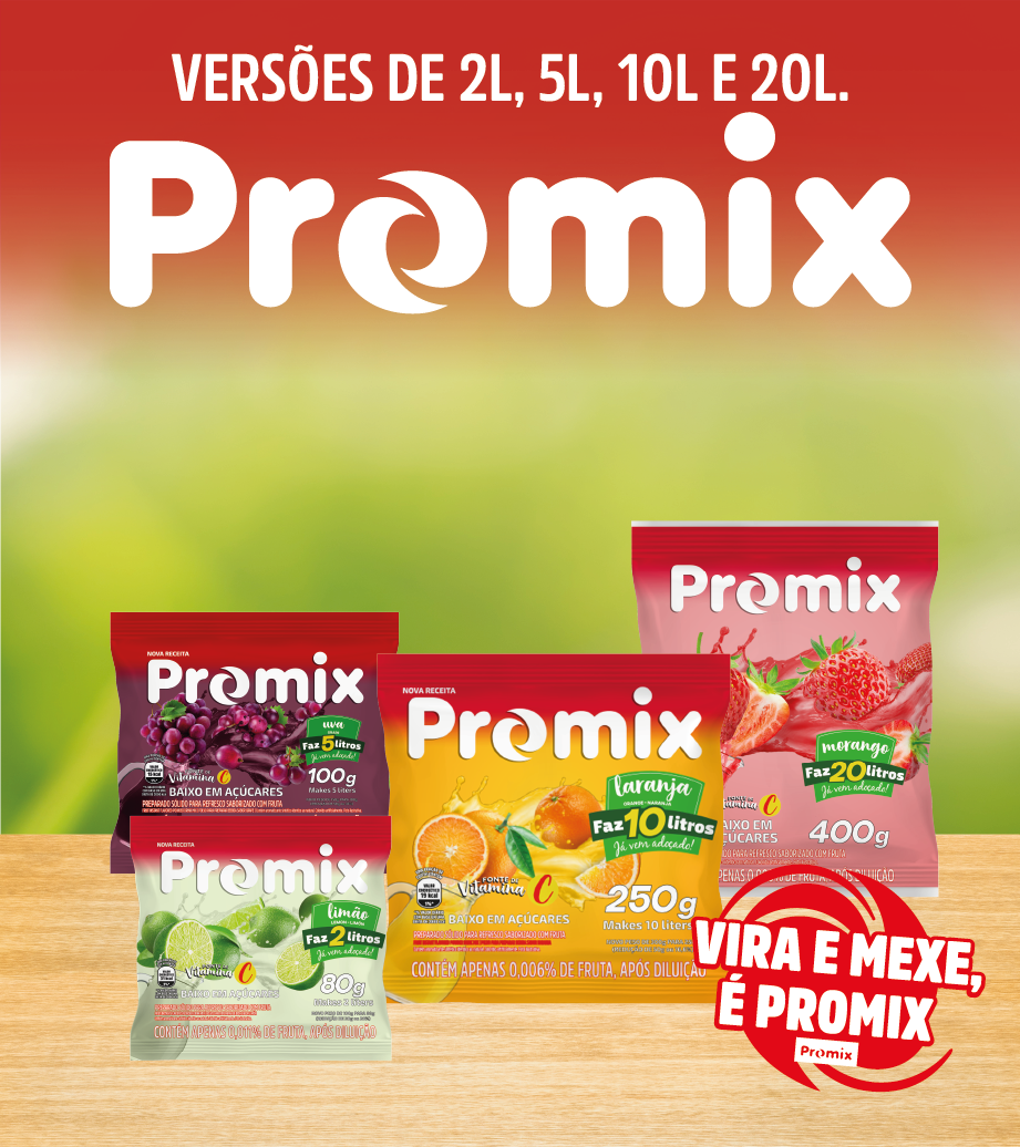 Refresco Promix | Vira e mexe, é Promix